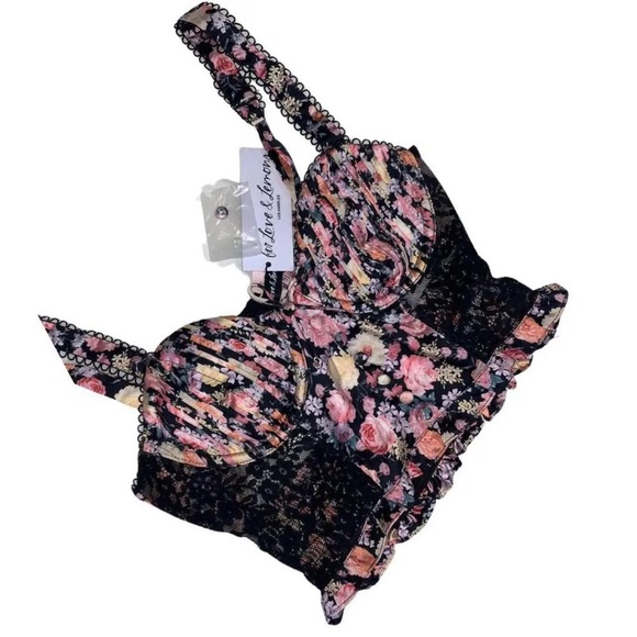 For Love And Lemons | Tops | For Love Lemons Gardenia Long Line Bra ...